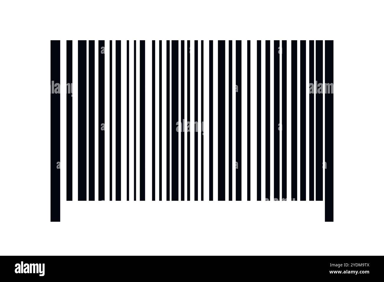 Barcode isolated on white background. Code stripes sticker. Barcode ...
