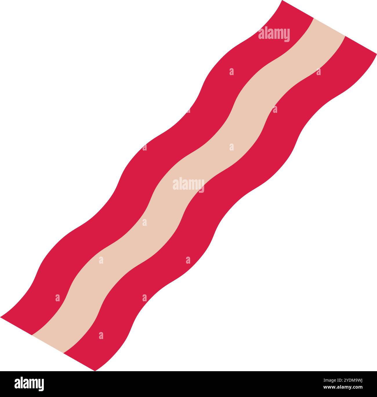 Bacon icon. Salt-cured pork icon. Editable vector Stock Vector Image ...
