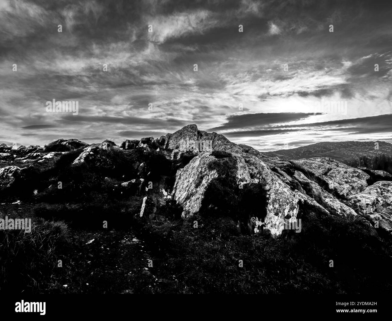 Dramatic sky horizon Black and White Stock Photos & Images - Alamy