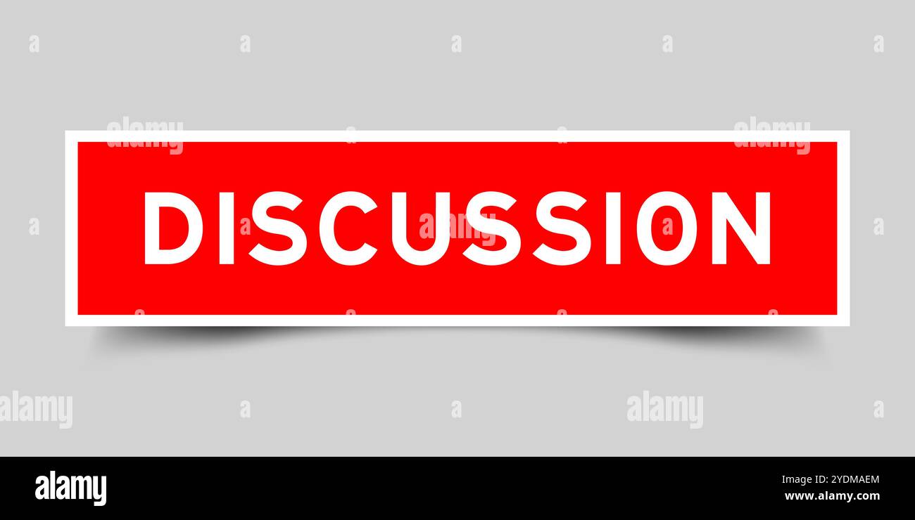 Issue under discussion Stock Vector Images - Alamy