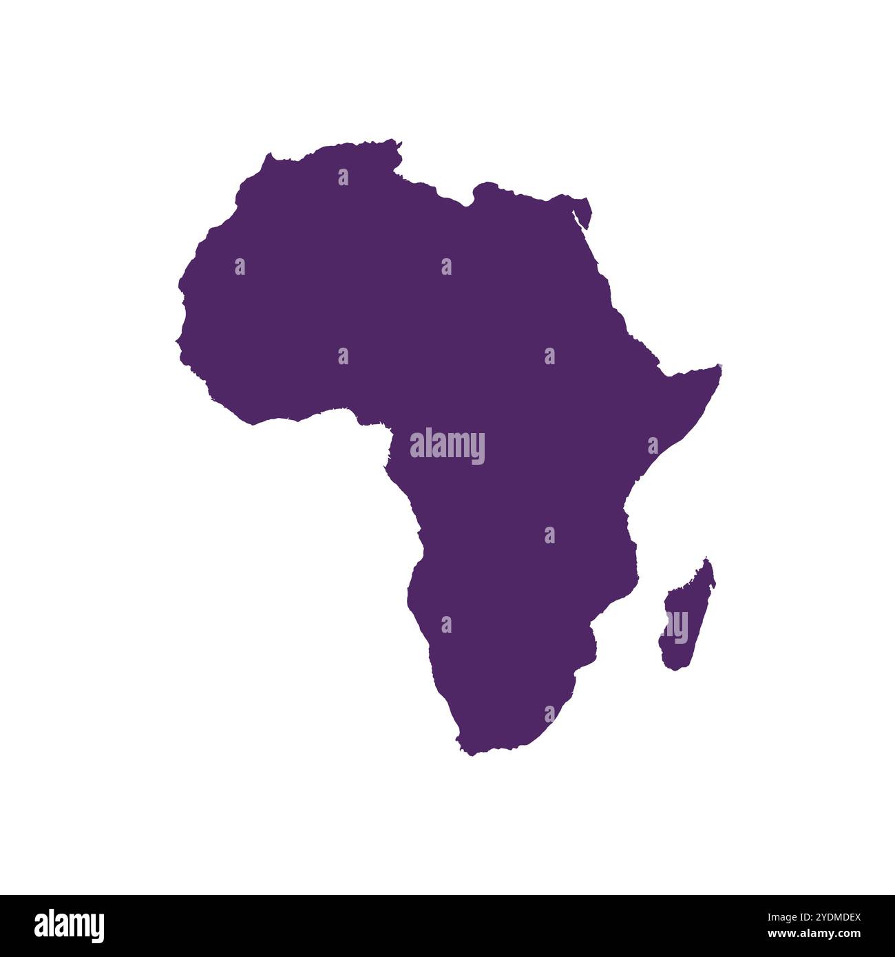 Map of Africa, sign silhouette. World Map Globe. Vector Illustration ...