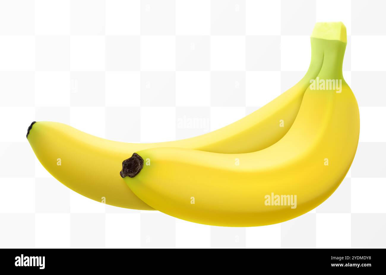 Curved banana Stock Vector Images - Alamy