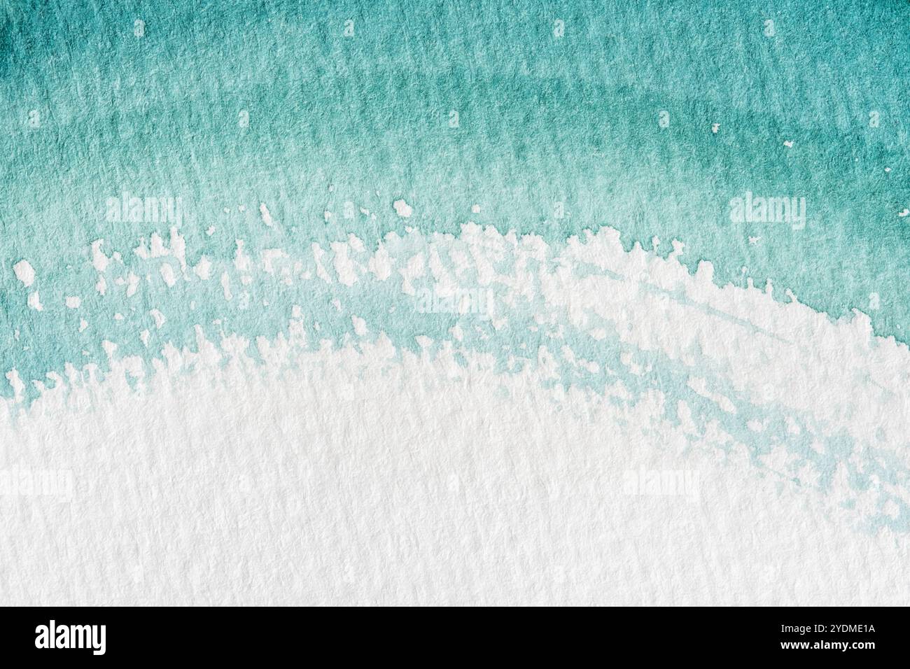 Watercolor hand painted wave hi-res stock photography and images - Alamy