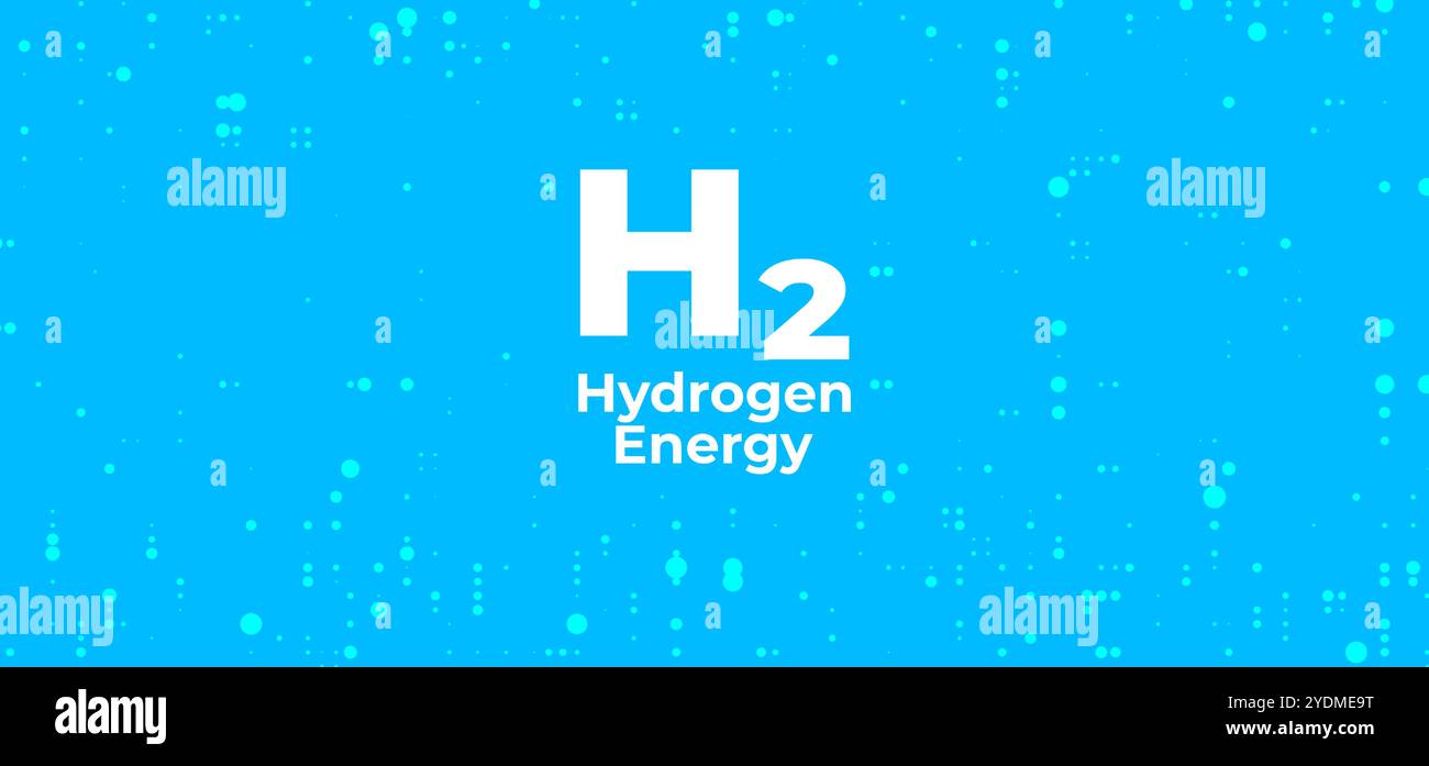 Hydrogen energy fuel cell concept illustration Stock Vector Image & Art ...