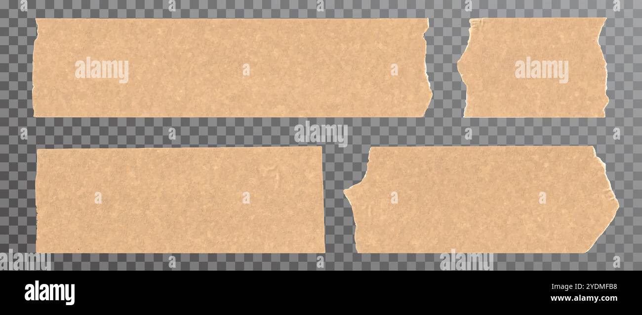 Torn paper pieces vector elements isolated Stock Vector Image & Art - Alamy