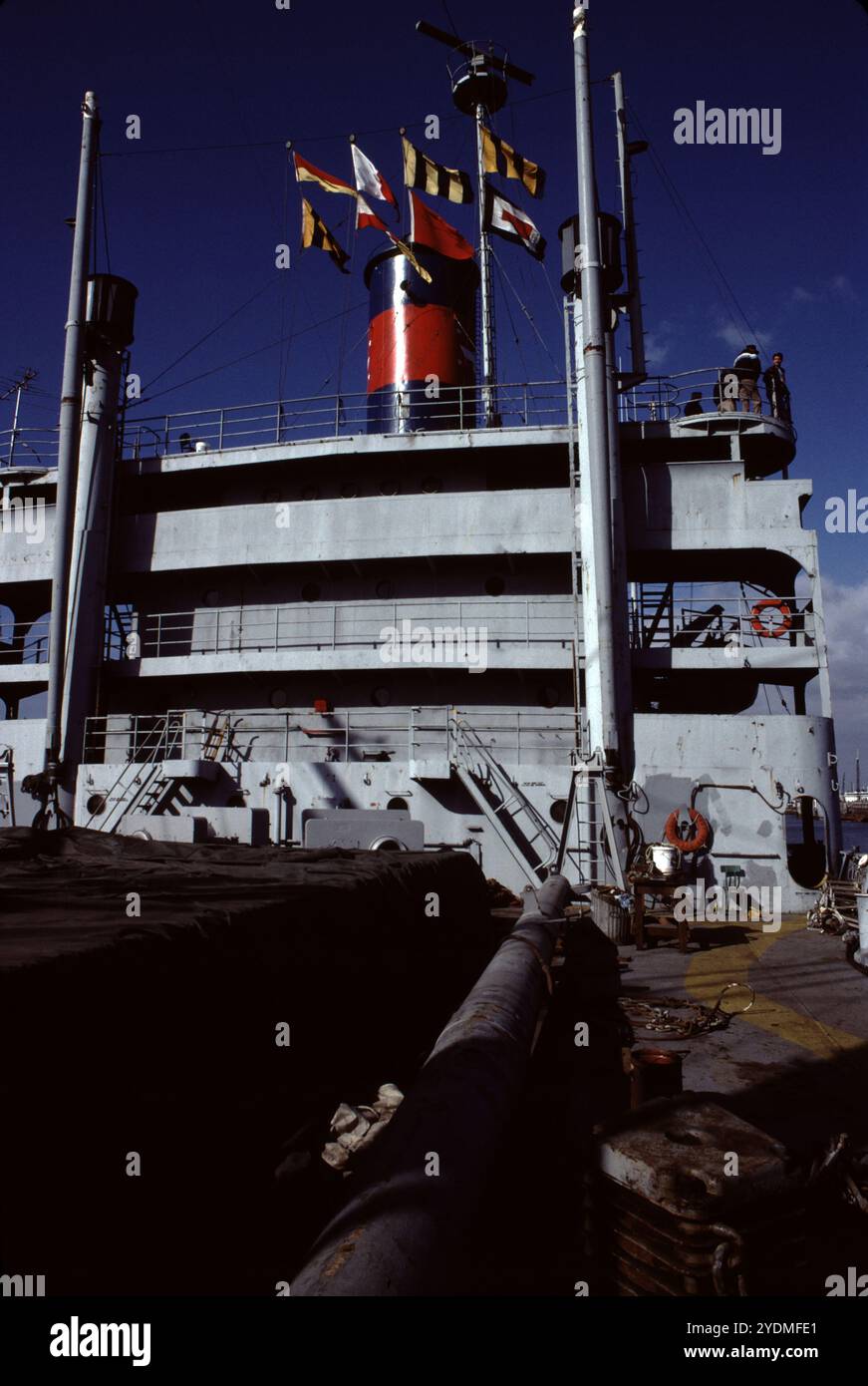 San Pedro, CA. USA. 1983. Lane Victory was built in Los Angeles by the ...