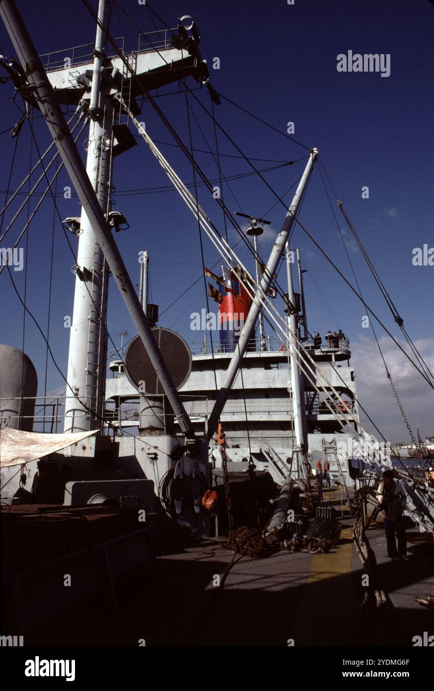 San Pedro, CA. USA. 1983. Lane Victory was built in Los Angeles by the ...