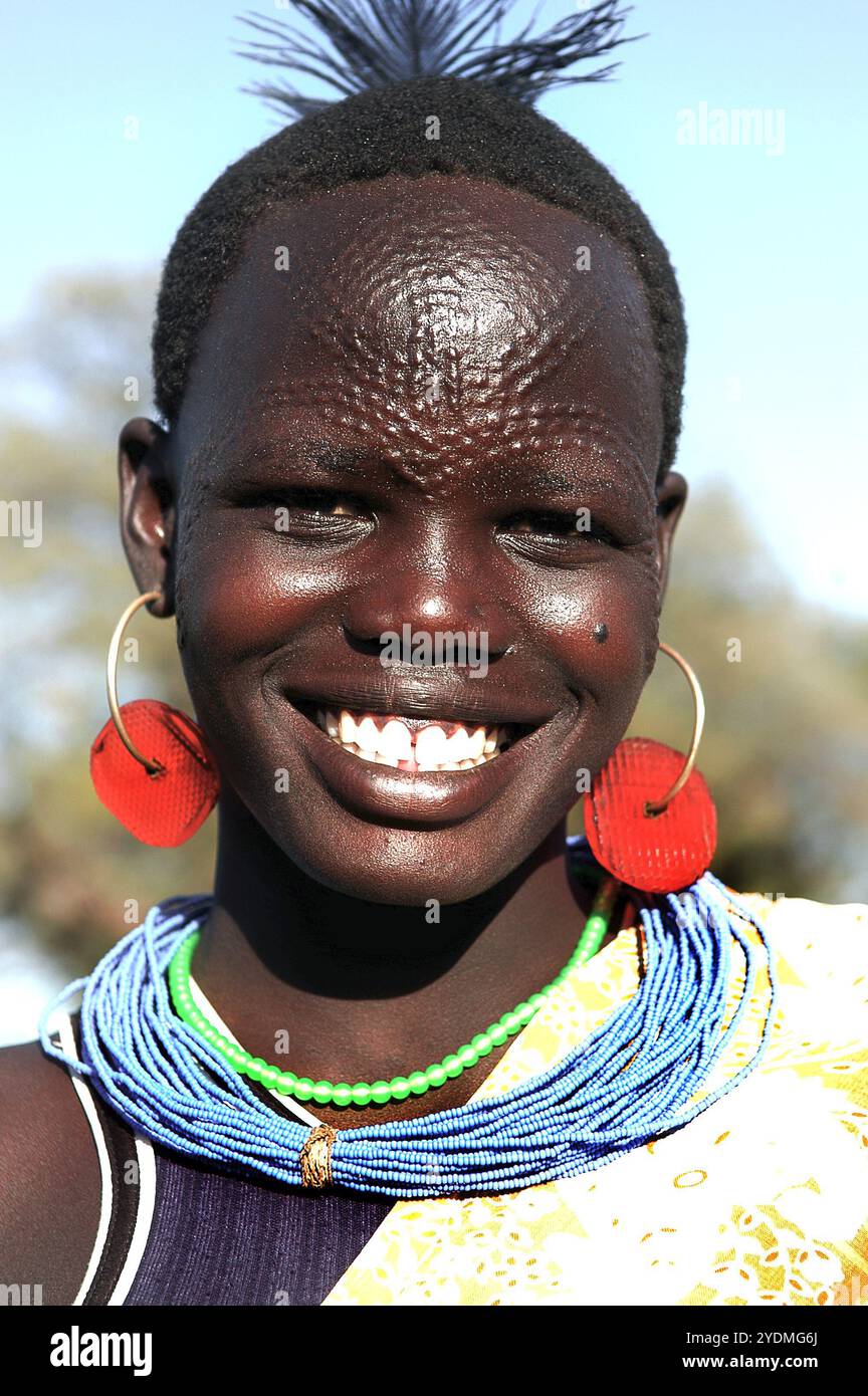 A Karimojong girl in Kaabong, Karamoja Uganda Stock Photo - Alamy