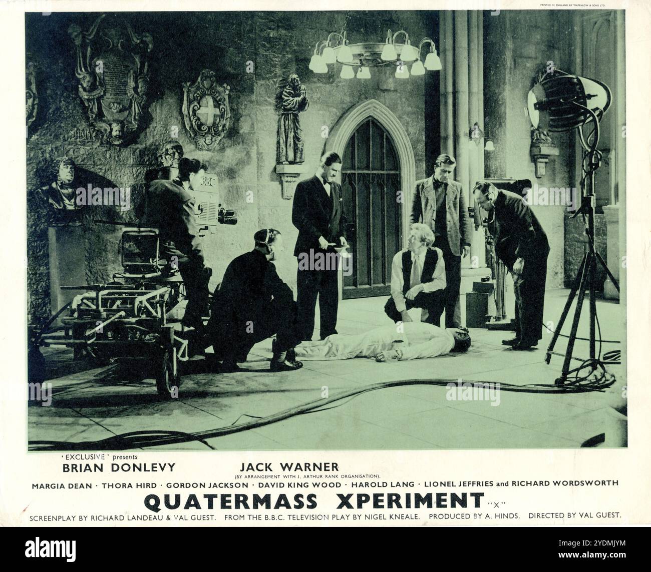 GORDON JACKSON and cast members in a scene from THE QUATERMASS ...