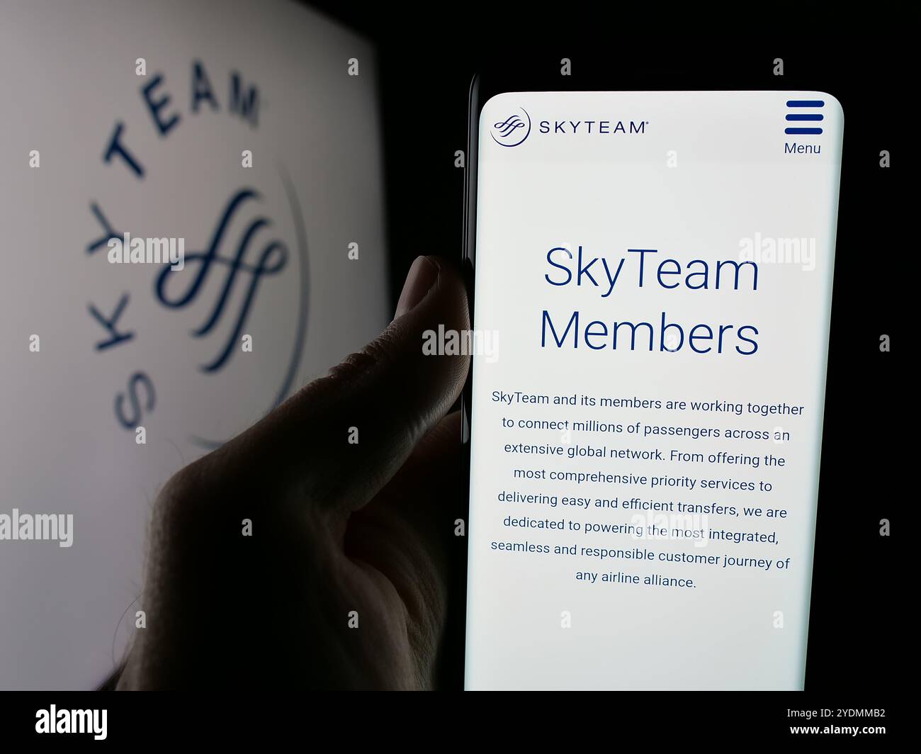Logo skyteam hi-res stock photography and images - Alamy