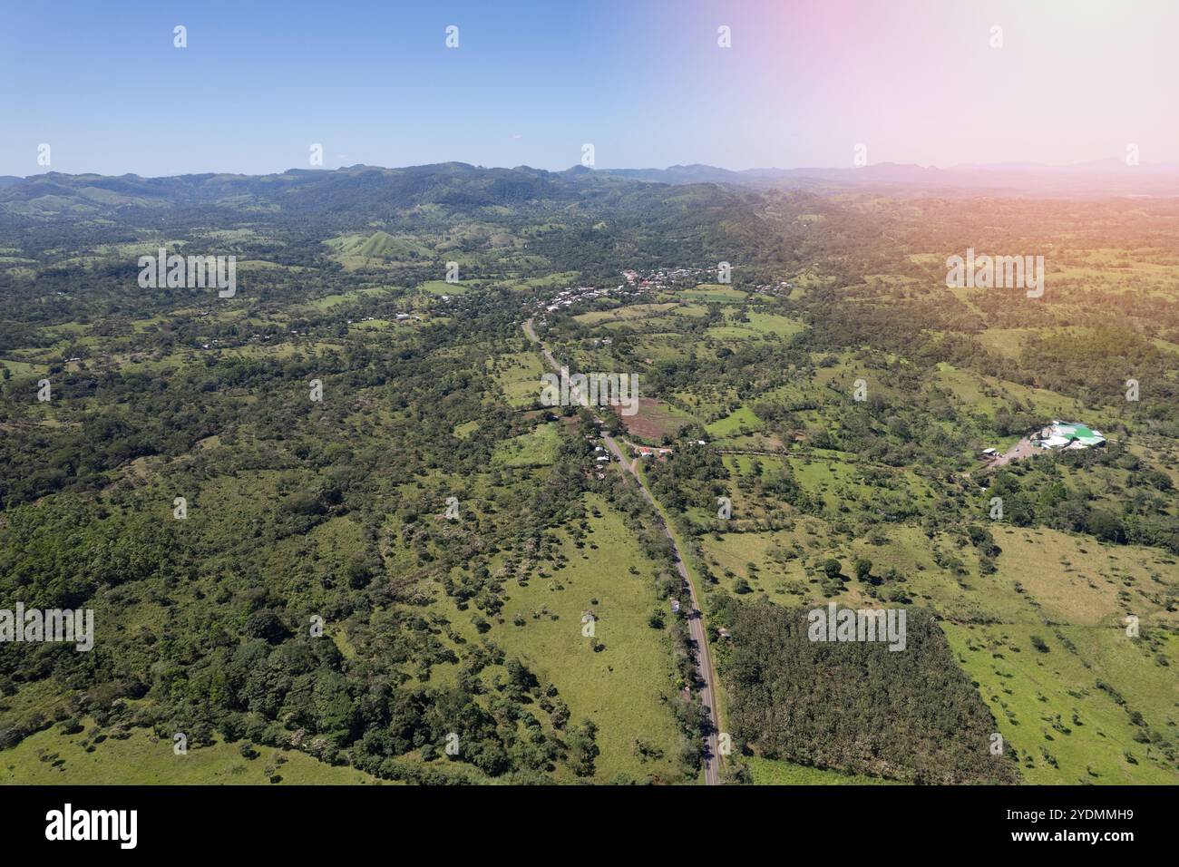 Aerial view of farm building hi-res stock photography and images - Alamy