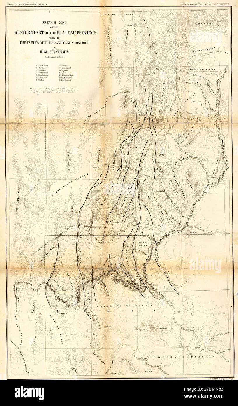 Vintage Detailed Grand Canyon Map Printable Download Travel Poster ...
