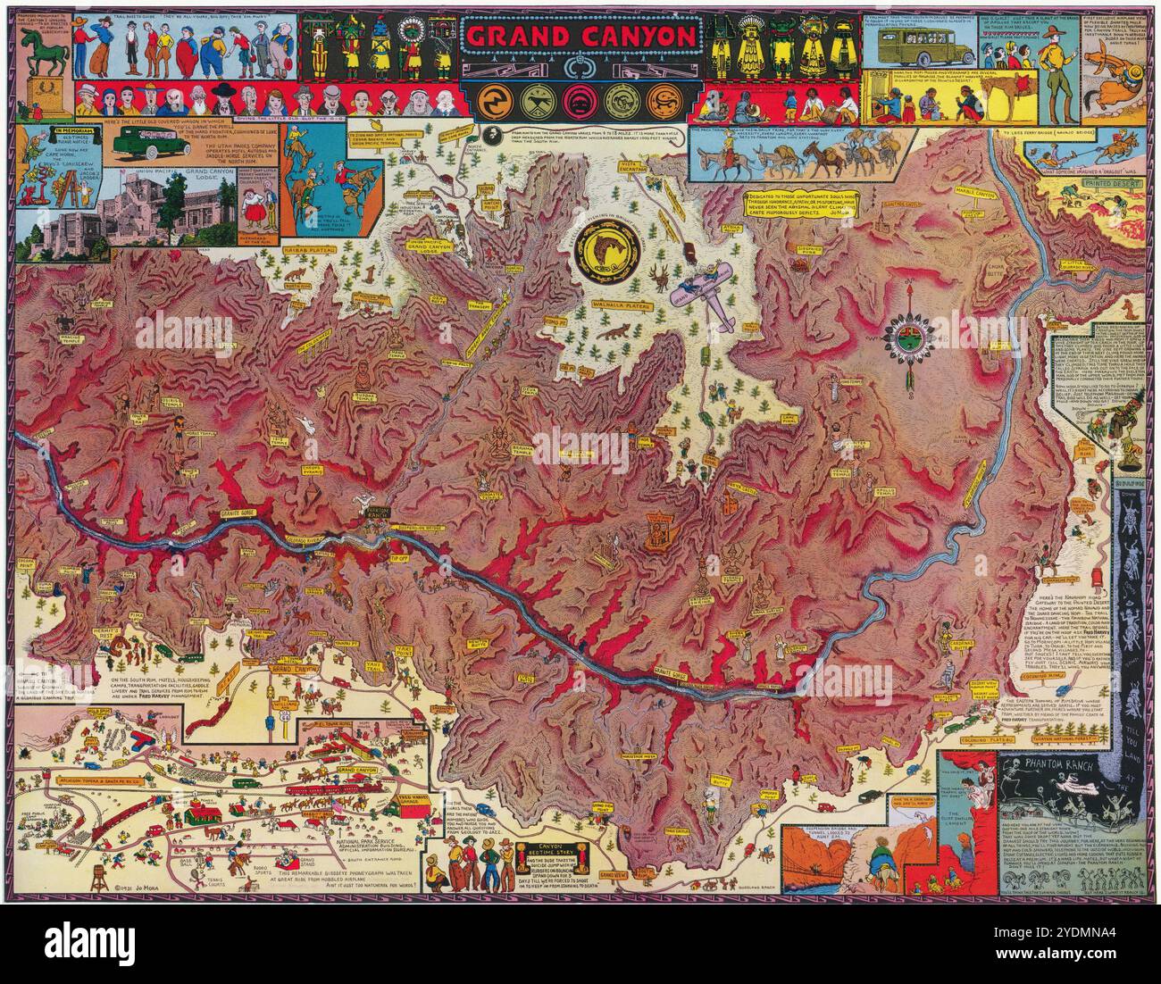 Vintage arizona travel poster hi-res stock photography and images - Alamy