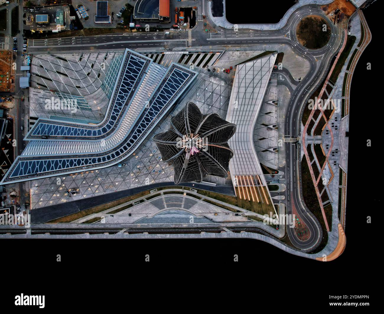 Aerial view modern lakhta hi-res stock photography and images - Alamy