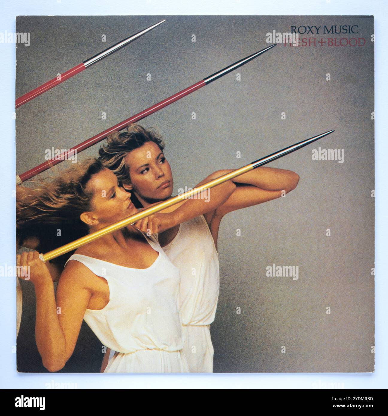 LP cover of Flesh and Blood, the seventh studio album by Roxy Music ...