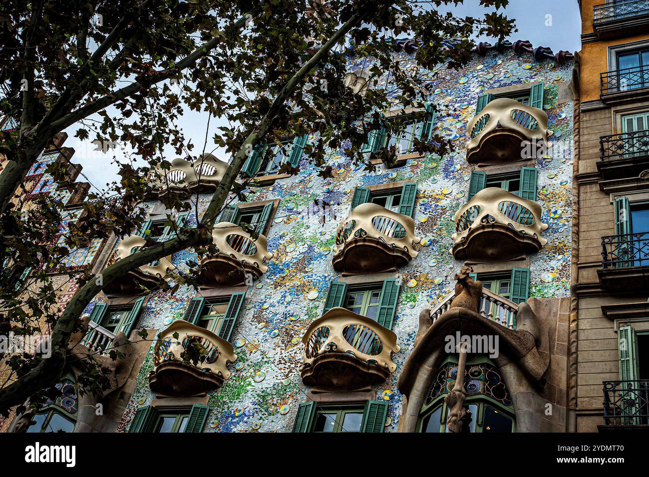 Barcelona, Spain. 27th Oct, 2024. Casa Batll""” is a building in the center of Barcelona, Spain ...
