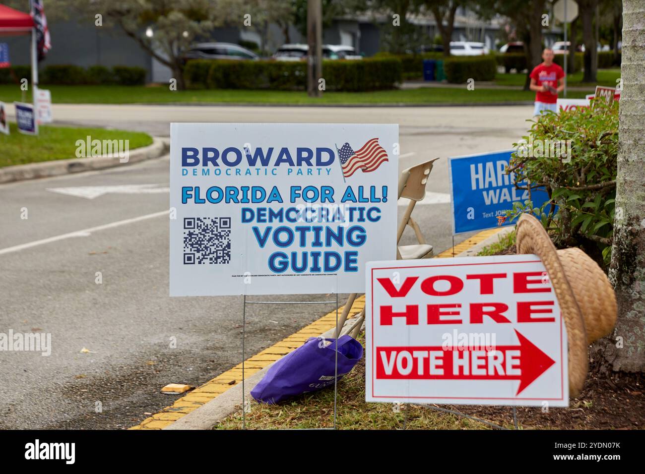 Florida, Broward County, USA. 27th October 2024. Early Voting 2024 ...