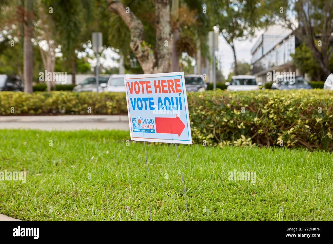 Florida, Broward County, USA. 27th October 2024. Early Voting 2024 ...