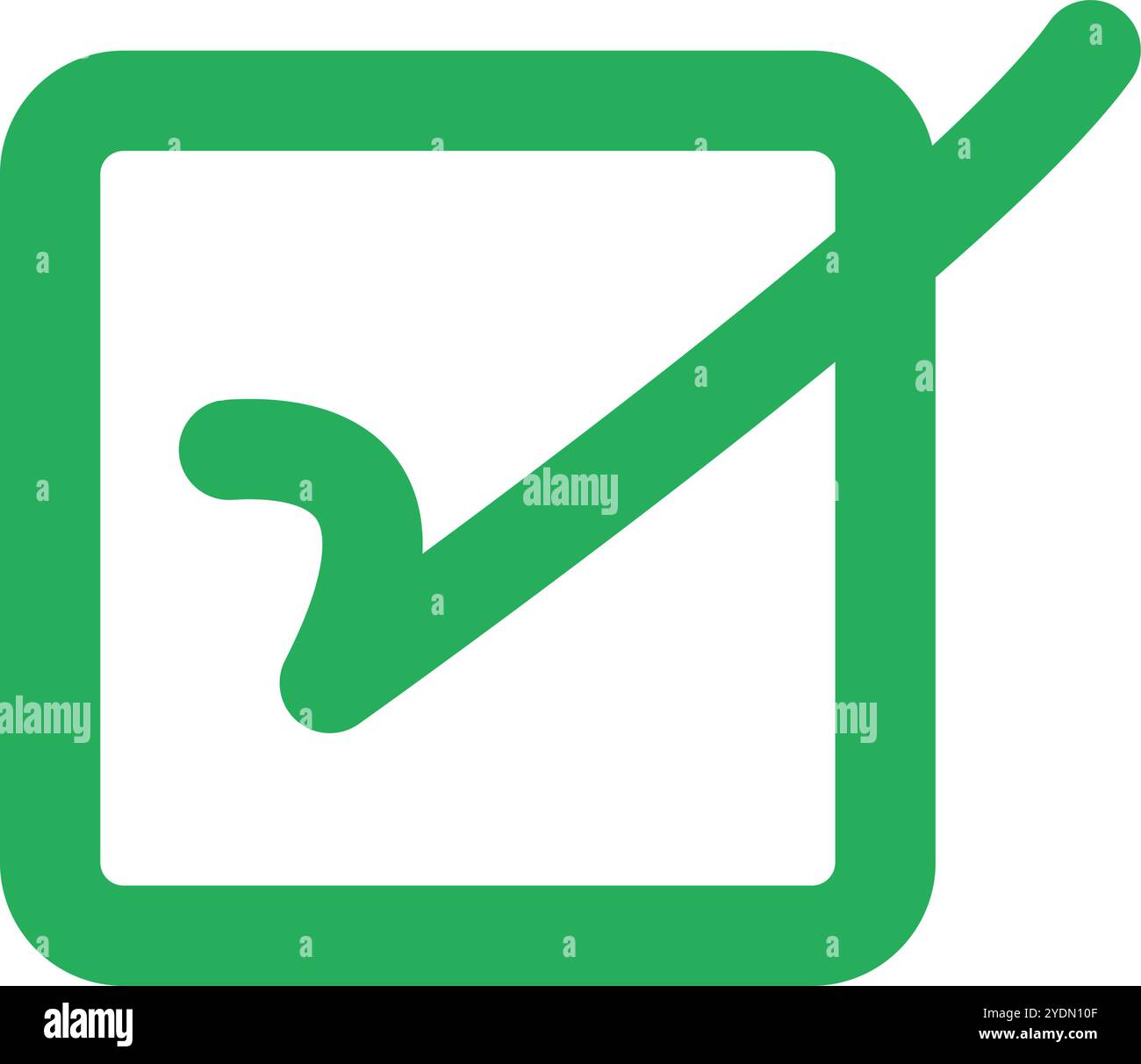 Check box sign. Completed sign. Editable vector Stock Vector Image ...