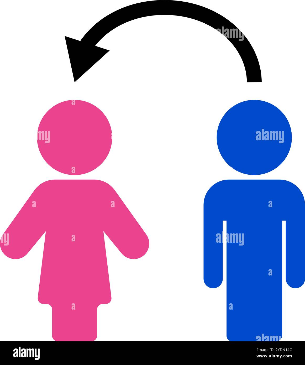 Male female together Cut Out Stock Images & Pictures - Alamy