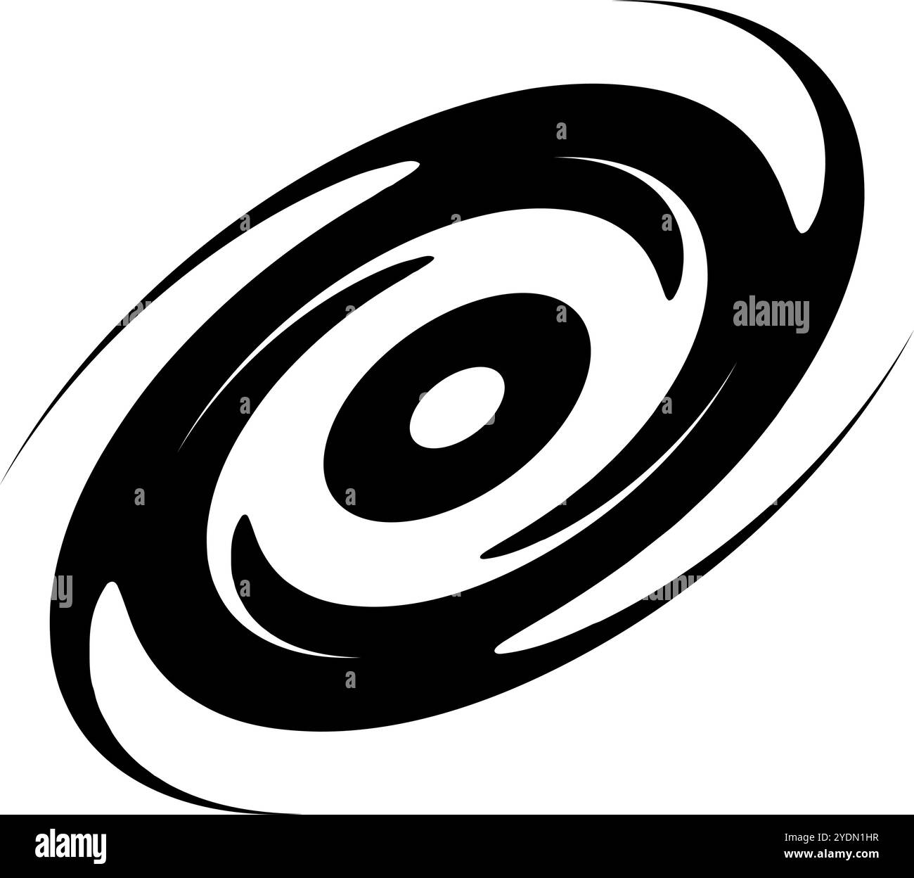 Simple typhoon silhouette icon. Hurricane. Editable vector Stock Vector ...