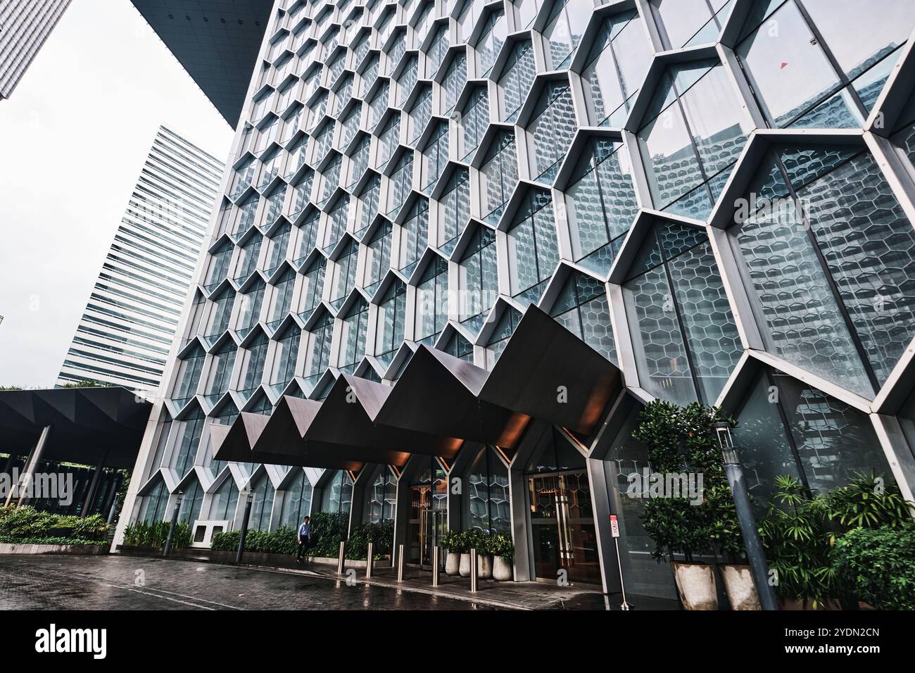 Singapore - August 15, 2024: The Duo building located near Bugis ...