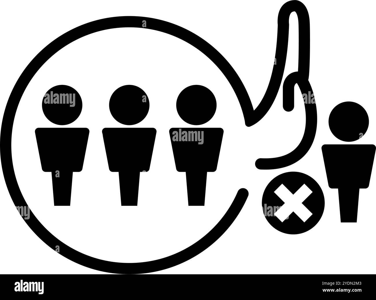 Racial discrimination vector vectors Cut Out Stock Images & Pictures ...