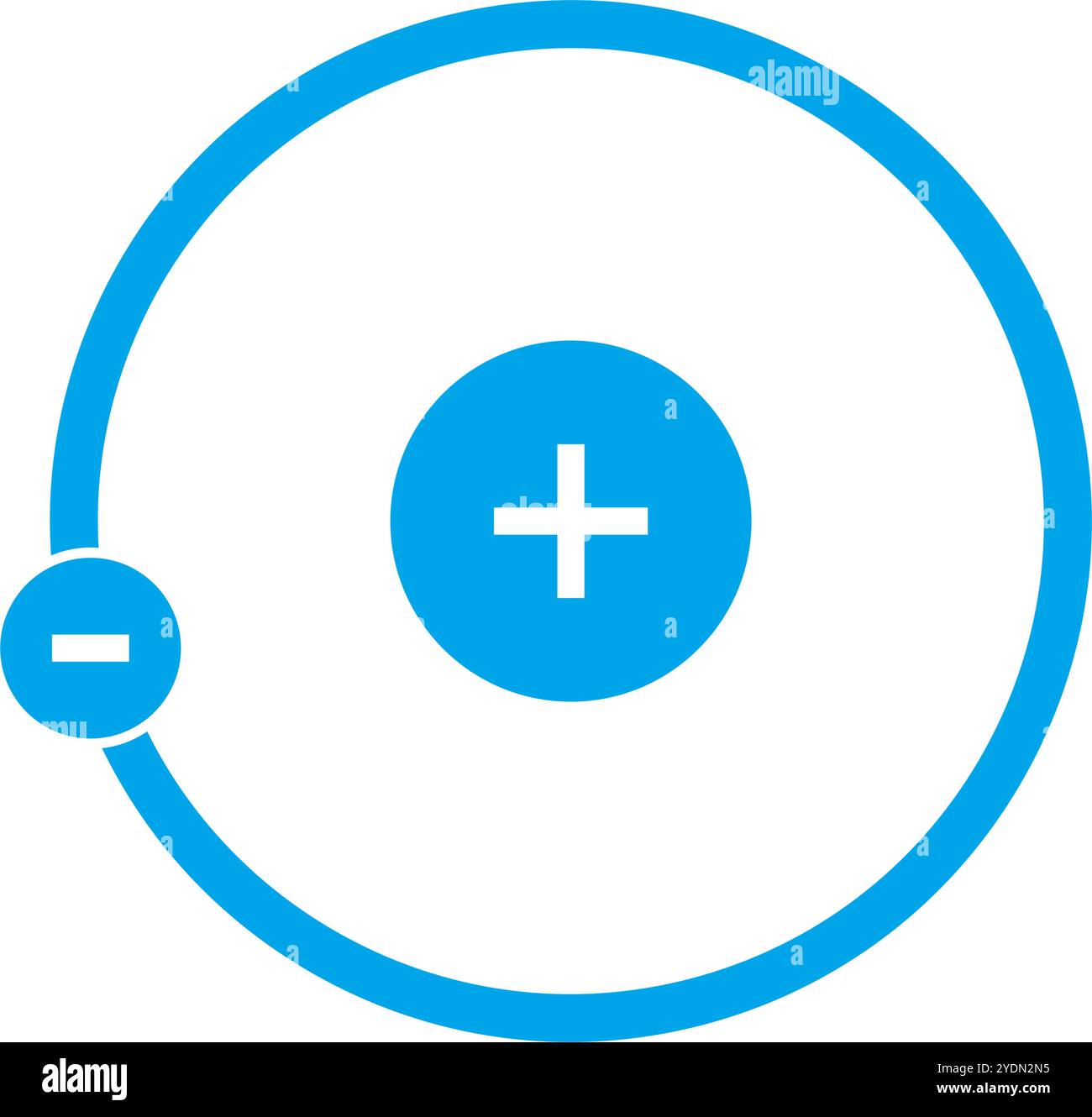 Hydrogen atomic structure Cut Out Stock Images & Pictures - Alamy