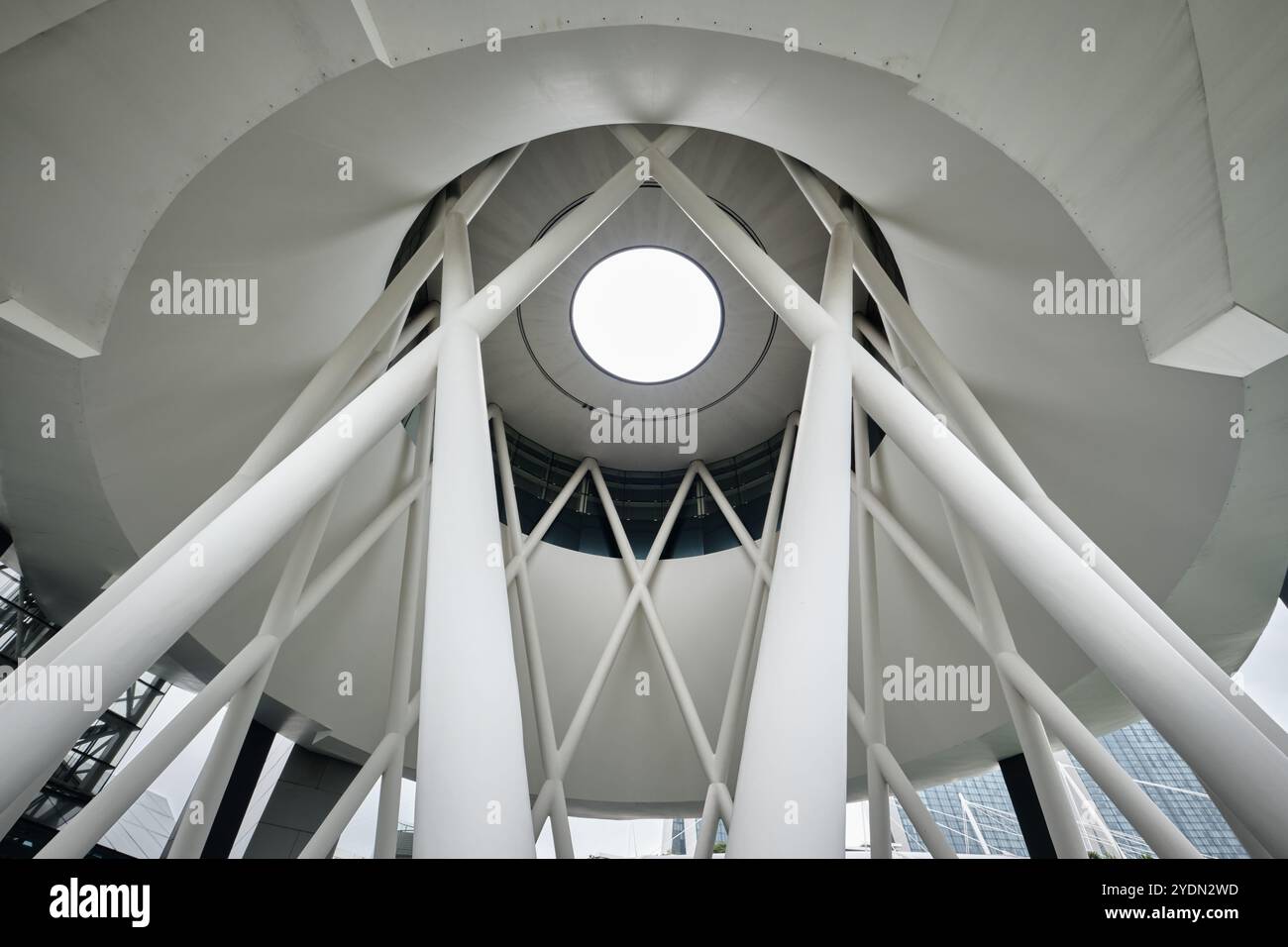 Singapore - August 14, 2024: Futuristic architecture Lotus shaped ...