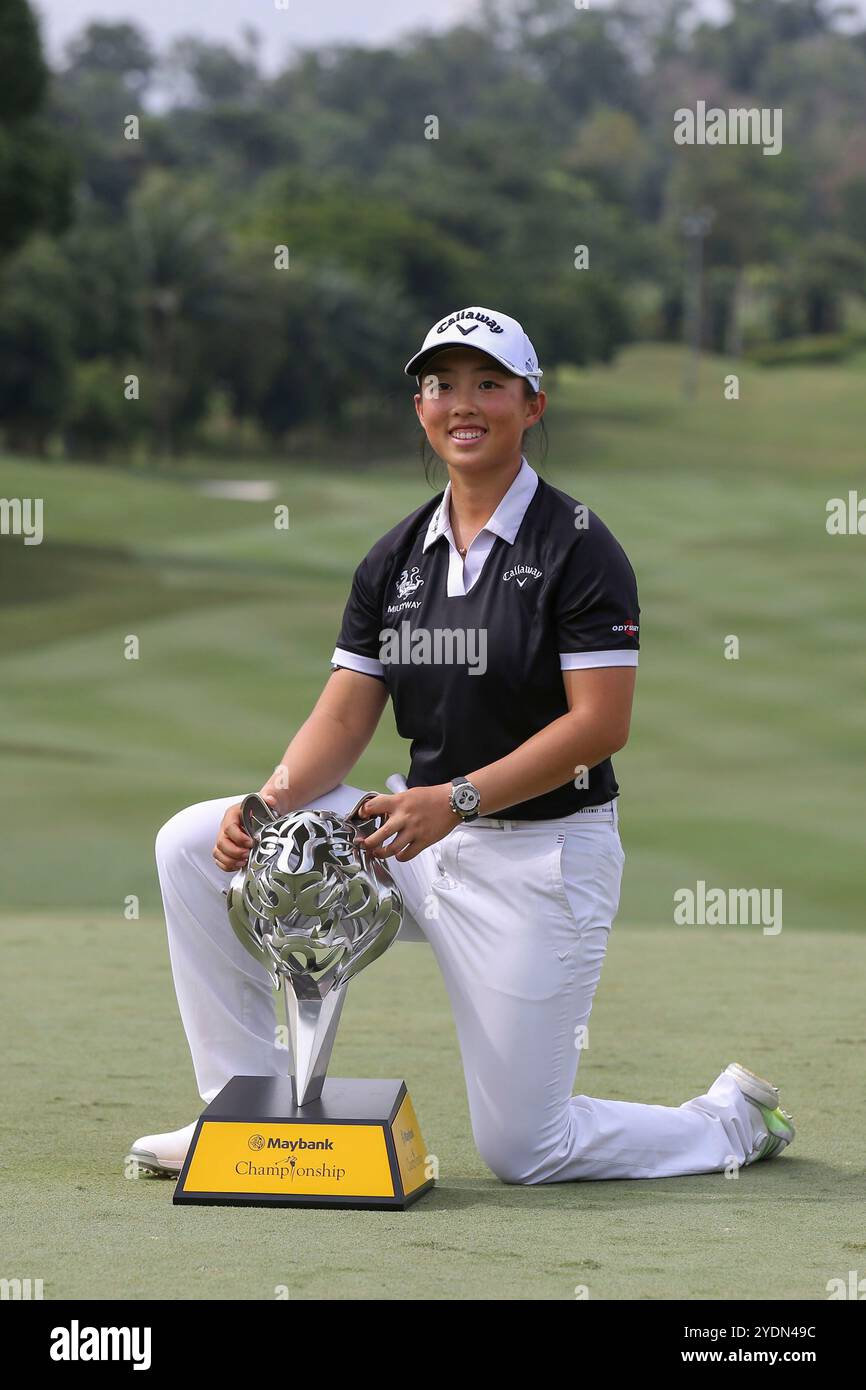 Kuala Lumpur, Malaysia. 27th Oct, 2024. Ruoning Yin of China poses with ...
