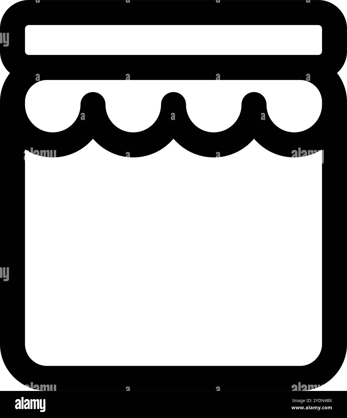 Simple jam icon. Preserves. Editable vector Stock Vector Image & Art ...