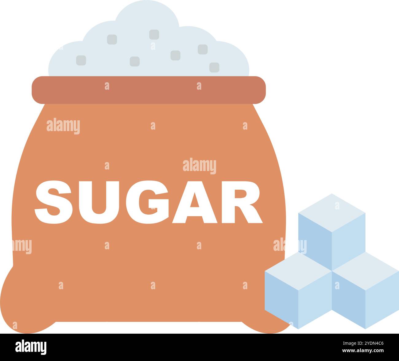 Sugar bag icon. Sweetener. Editable vector Stock Vector Image & Art - Alamy