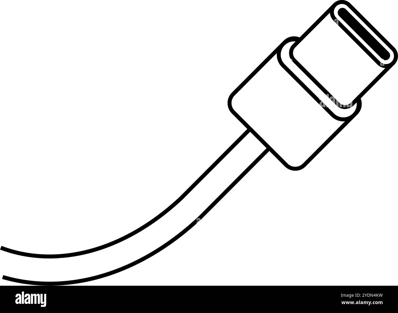 Laptop power cable Stock Vector Images - Alamy