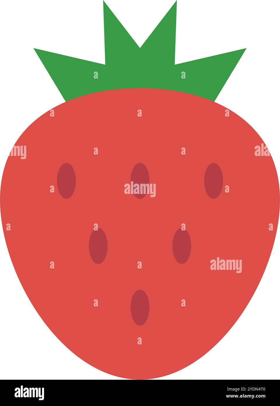 Strawberry icon fruit sign hi-res stock photography and images - Alamy
