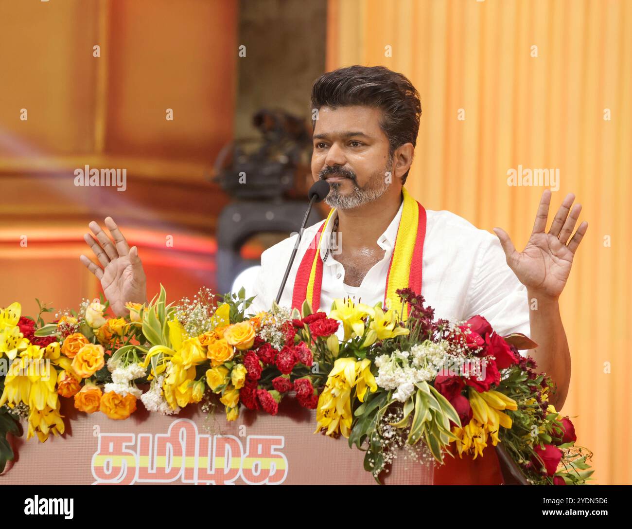 Vikravandi, India. 27th Oct, 2024. All eyes on Vijay the renowned film ...