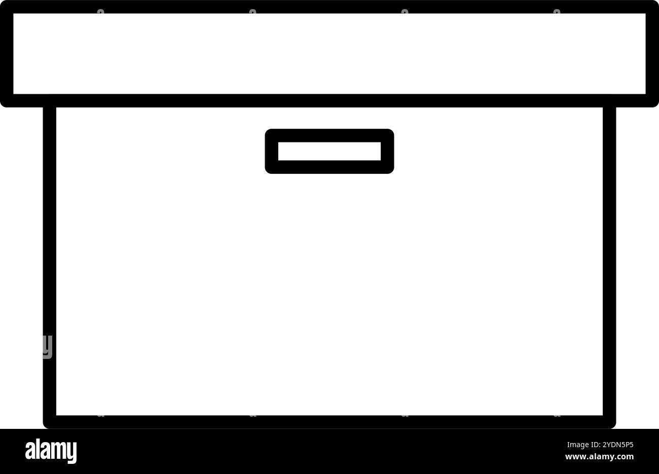 Cardboard box sign Black and White Stock Photos & Images - Alamy