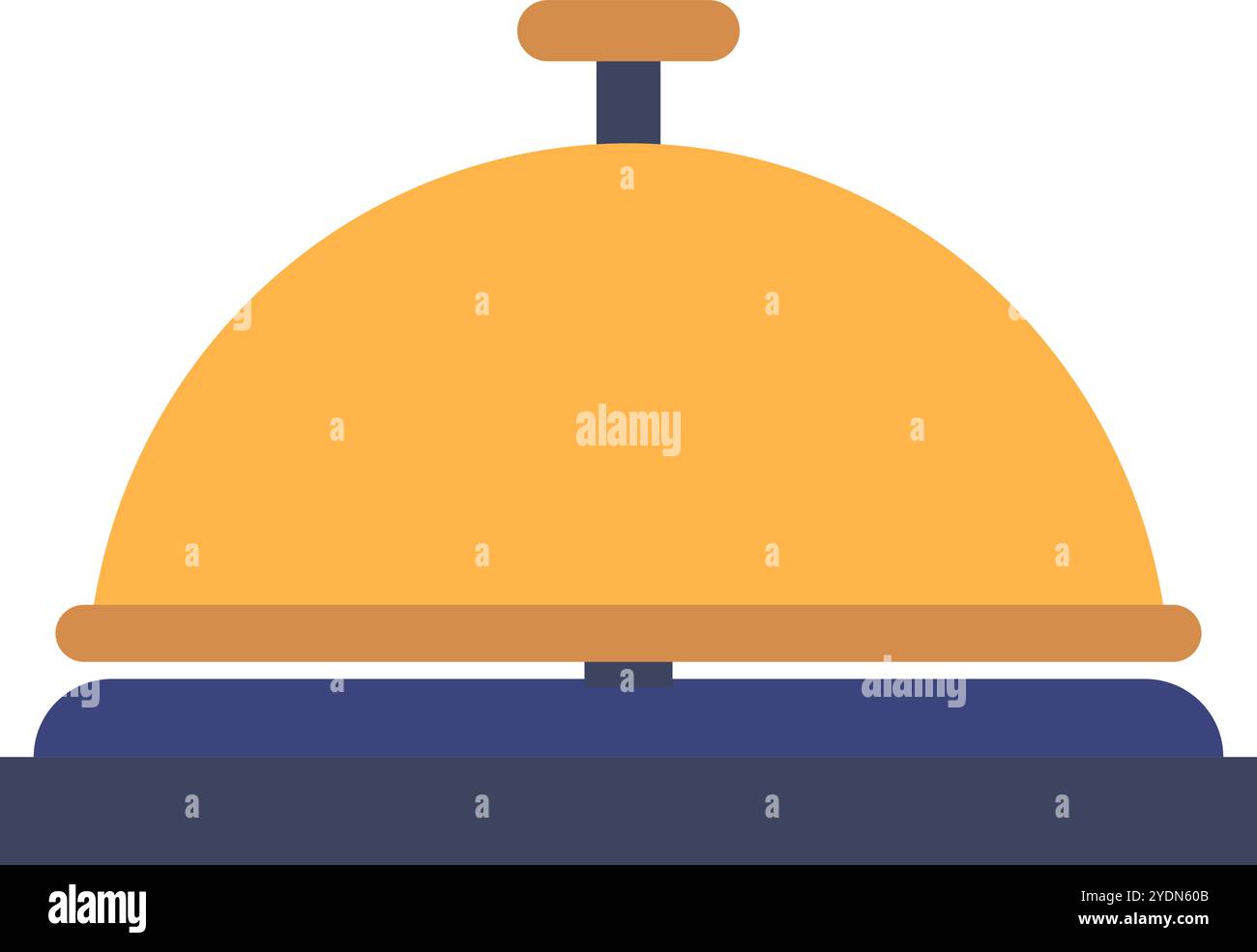 Modern service bell icon. Desk bell icon. Editable vector Stock Vector ...