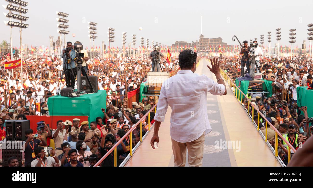 Indian Politics All eyes on Vijay the renowned film actor - as he has ...