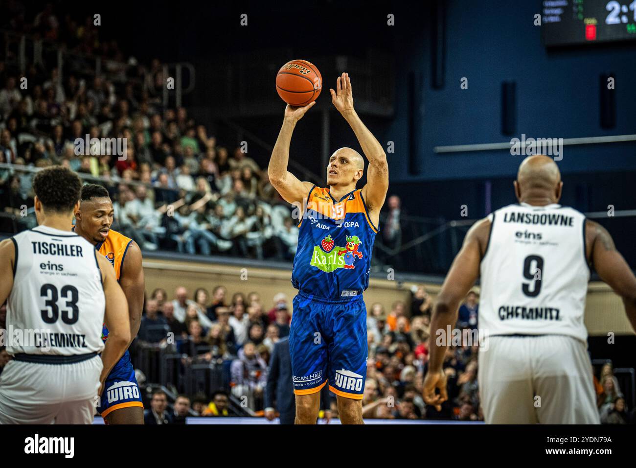 Rostock, Deutschland 27. Oktober 2024: 1.BBL - 2024/2025 - Rostock ...