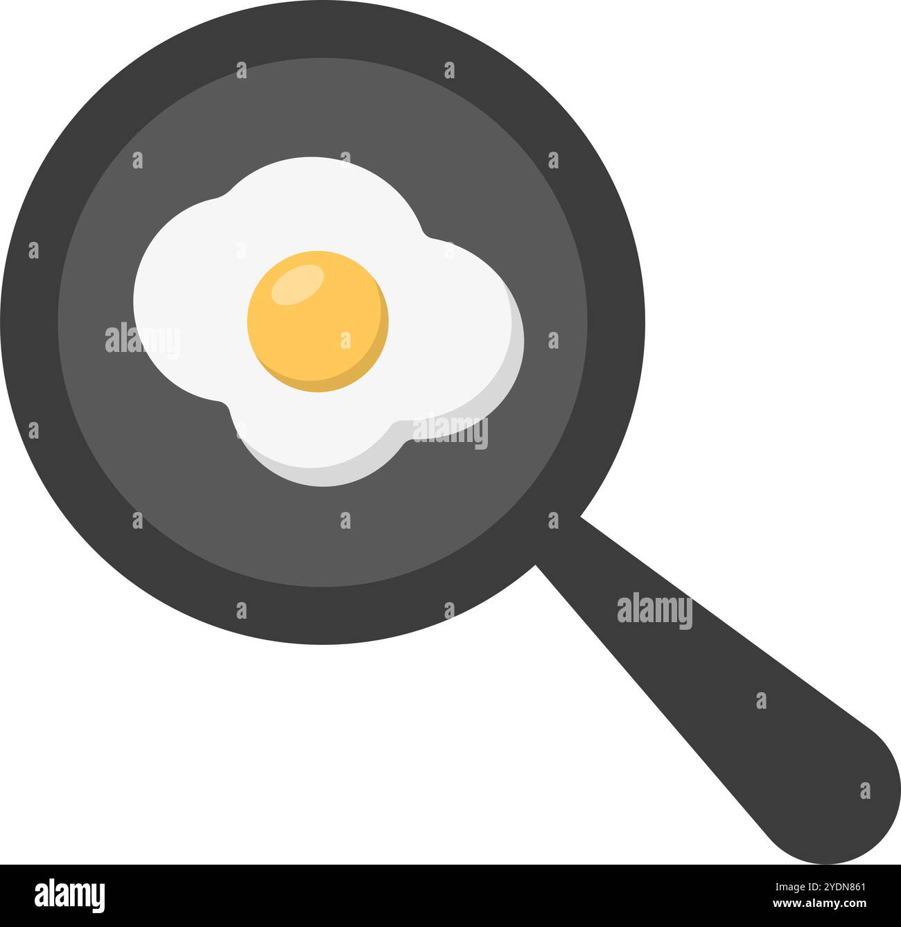 Frying pan egg Stock Vector Images - Alamy