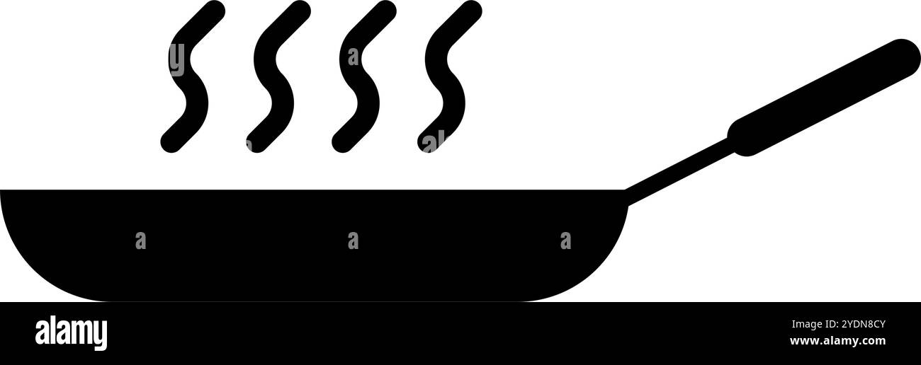 Frypan vector vectors hi-res stock photography and images - Alamy