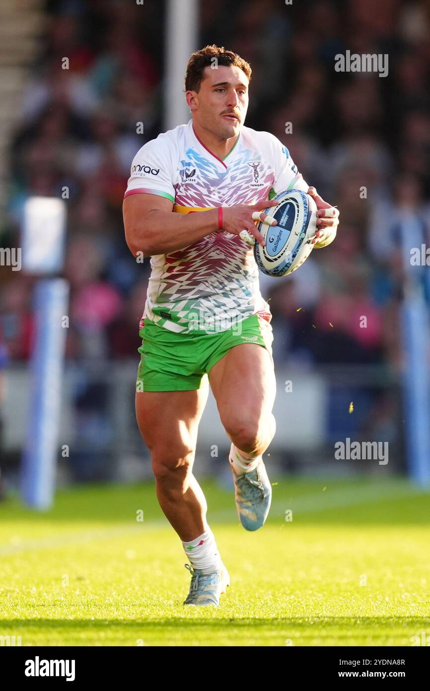 Harlequins Rodrigo Isgró during the Gallager Premiership rugby match at ...