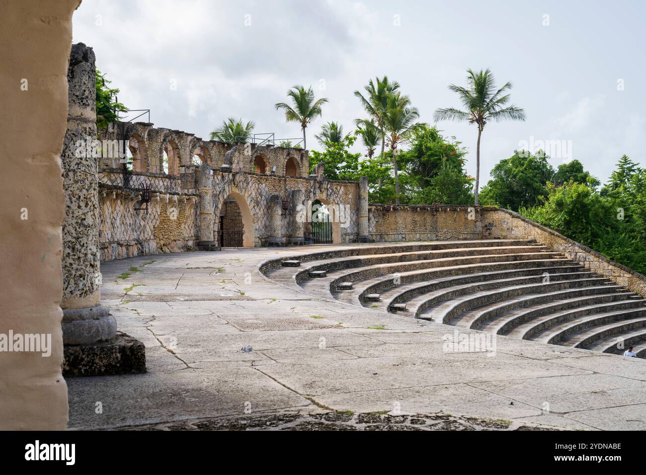 Altos de Chavon amphitheater, a tourist attraction, re-creation of a ...