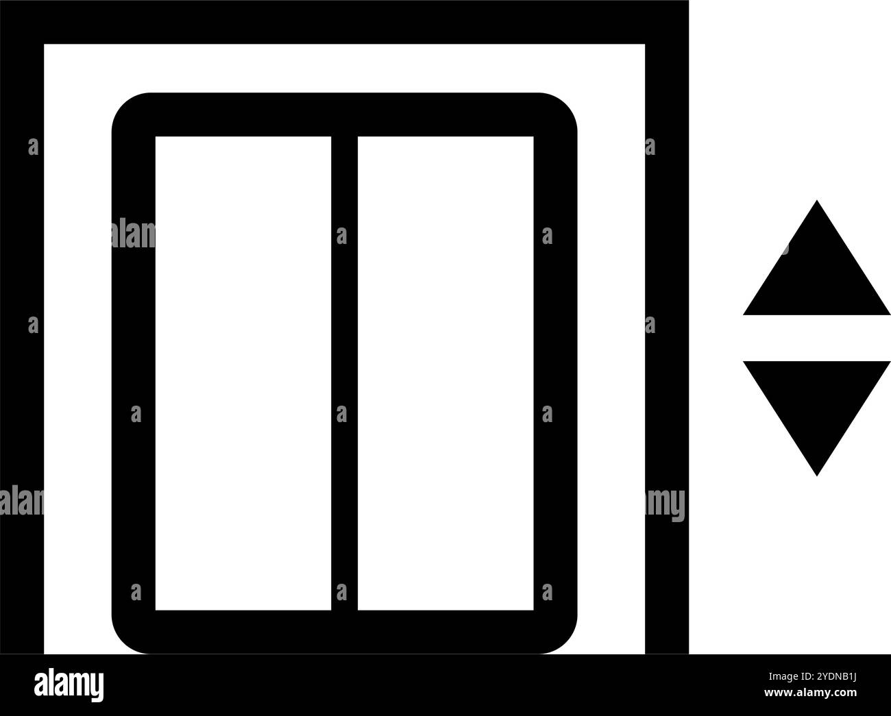 Elevator icon. Lift icon. Editable vector Stock Vector Image & Art - Alamy