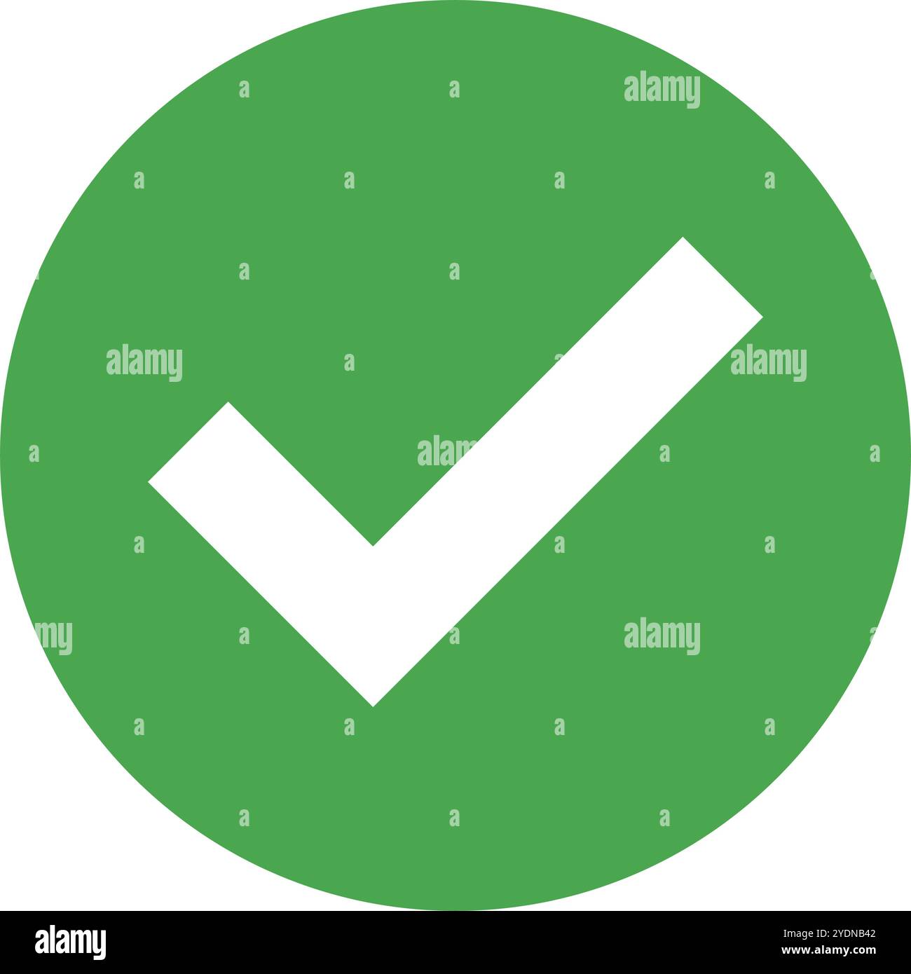 Round check icon. Done icon. Editable vector Stock Vector Image & Art ...
