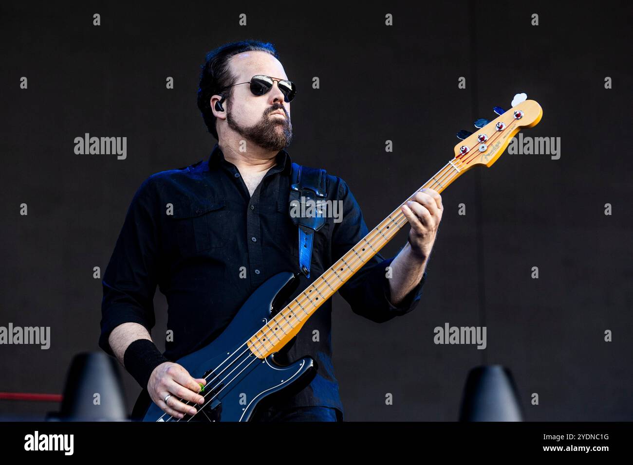 Reggio Emilia, Italy. 27th Mar, 2024. Mark Damon of The Pretty Reckless ...