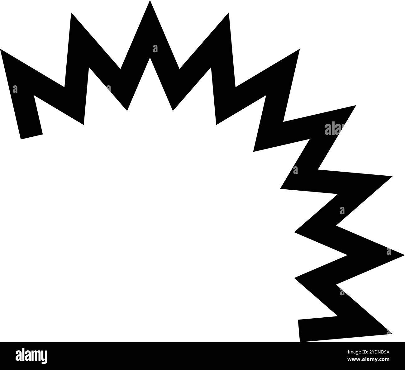 Surprise effect silhouette icon. Editable vector Stock Vector Image ...