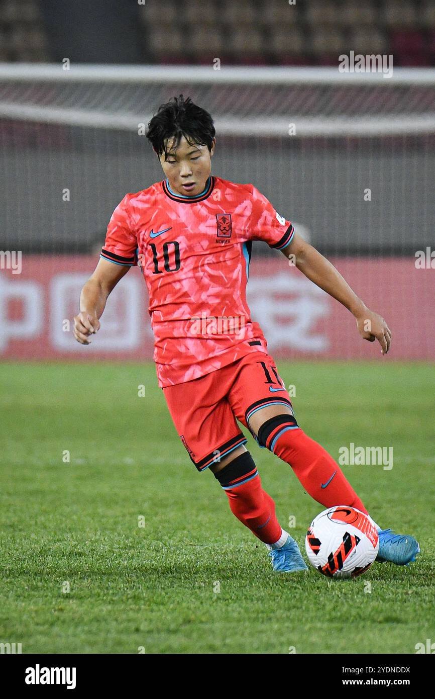 Dalian, China. 27 October, 2024. KIM YEGEON of Korea Republic during ...