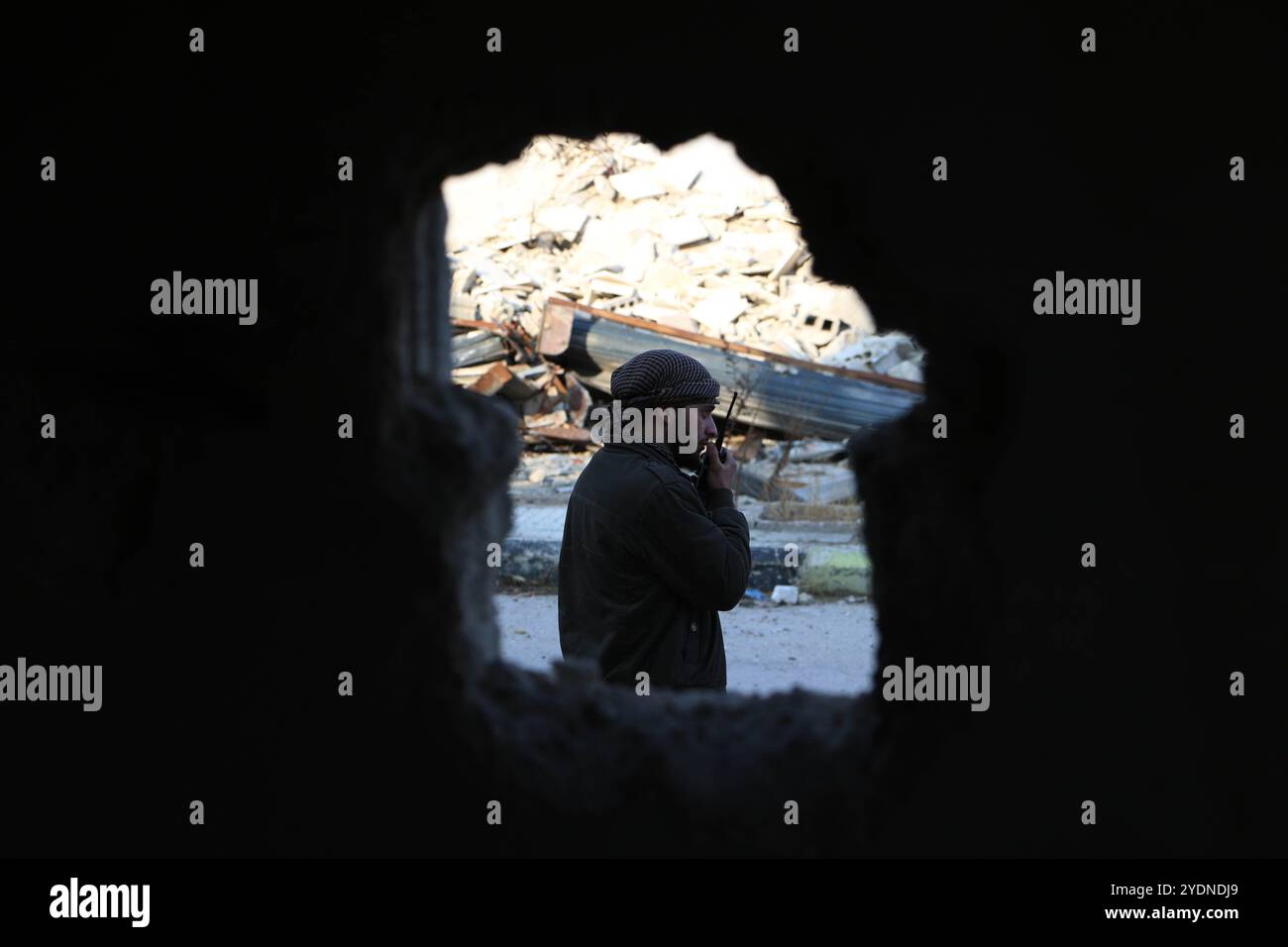 A battalion commanders in the Syrian army, which is to communicate with ...