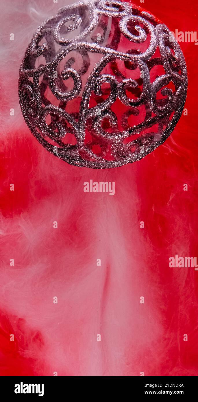 Glitter bauble color smoke background hi-res stock photography and ...